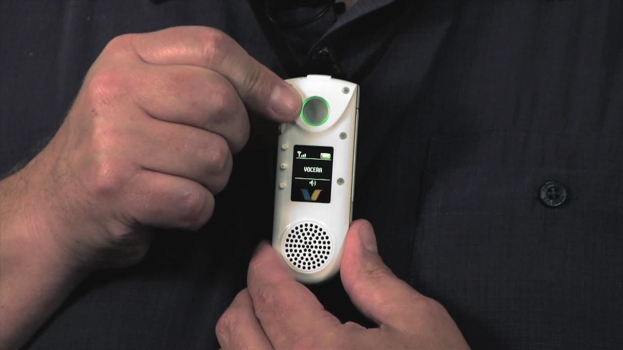 Vocera Minute B3000N Features PART 2 Vocera Video Library