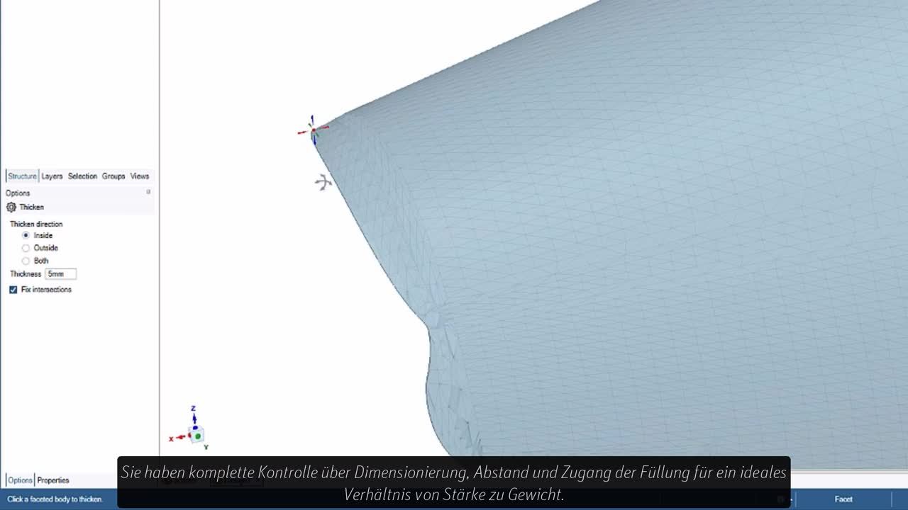 Model Prep for 3D Printing (German Subtitles)