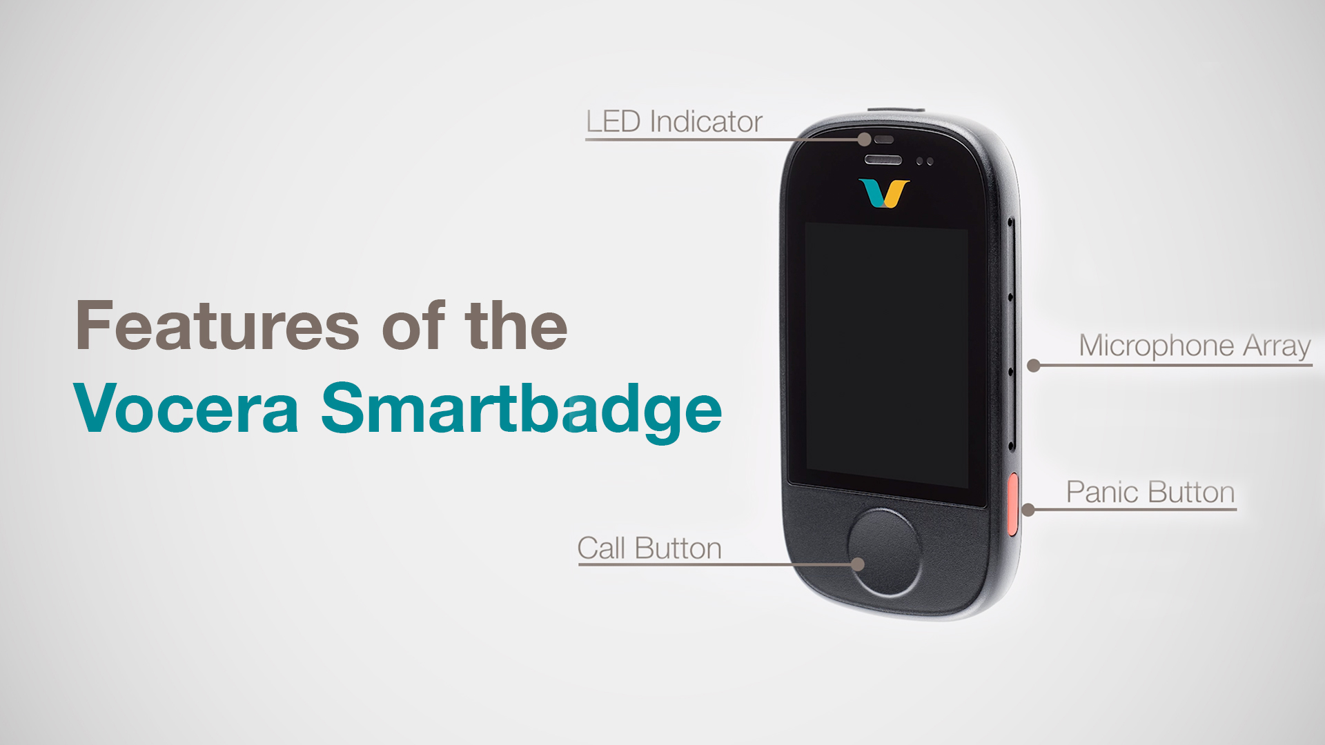 See the feature-packed Smartbadge up close - Vocera Video Library